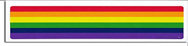 Gear Tatz Gay Pride Rainbow Flag New CAR Bumper StickerDecal for Cars ...