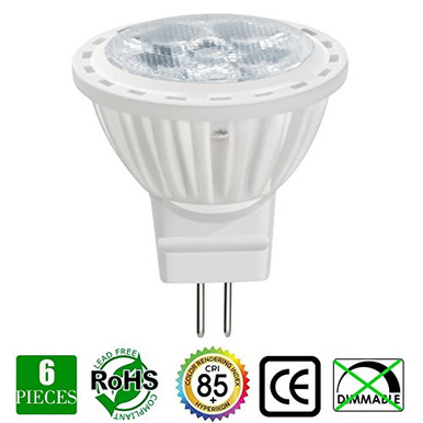MR11 GU4.0 LED Bulbs, 12V AC/DC Flood Light Bulb, GU4 Base, 4W (40W ...