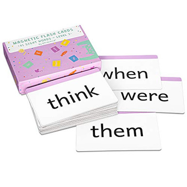 Attractivia Dolch Sight Words Magnetic Flash Cards 1st Grade 41 Large ...