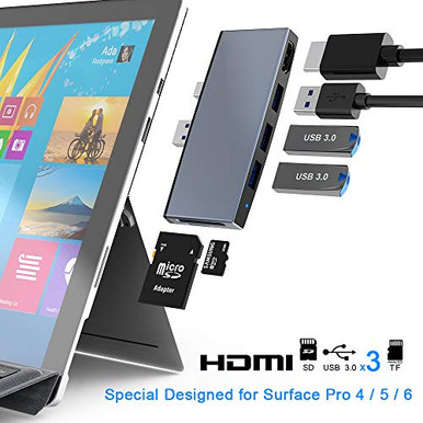 Surface Pro 6 5 4 USB 30 HubDocking Station Takya USB 30x3 Hub Adapter ...