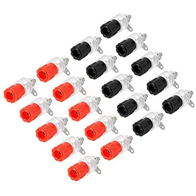 uxcell 10 Pairs Binding Post Terminal M4 Thread Power Amplifier Speaker ...