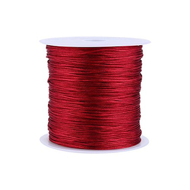 Yosoo Chinese Knot Thread String Nylon Cord Rattail Macrame Shamballa ...