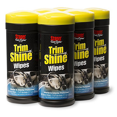 Stoner Car Care 900346PK Trim Shine Protectant Wipe 6Pack 28Count ...