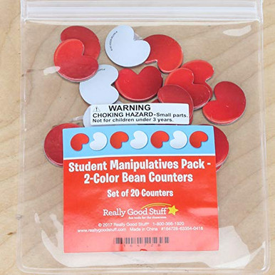 Really Good Stuff Student Manipulatives Pack 2Color Bean Counters ...