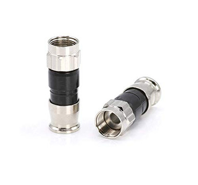 THE CIMPLE CO Coaxial Cable Compression Fitting 25 Pack Connector for ...