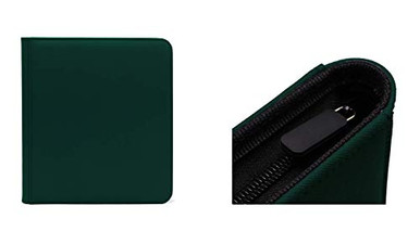 Green Dex Protection Zip Binder 12 Pocket Card Storage Zipper Binder ...