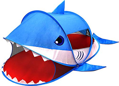 Heritage Kids Pop Up Shark Play Tent with Carry Case 71 L x 33 W x 35 H ...