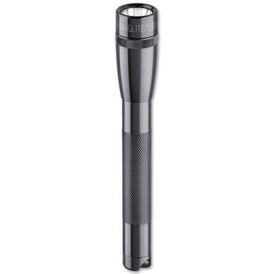 Maglite Mini PRO+ LED 2-Cell AA Gray Flashlight with Holster ...