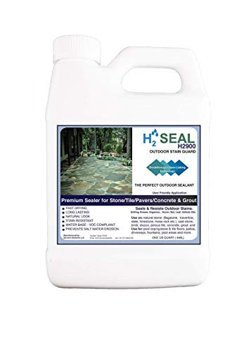 Outdoor Stone Sealer with Stain Guard for Use on Wide Variety of Stone ...