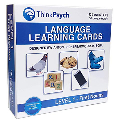 THINKPSYCH Language Learning 150 Noun Flash Cards Perfect for ABA ...