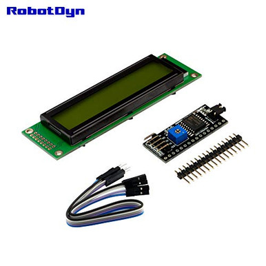 RobotDyn - I2C LCD Display 2002 Symbols 2 Rows 20 Columns Background ...