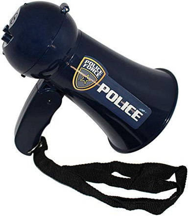 Megaphone for Kids - Pretend Police Costume for Kids - Police Officer ...
