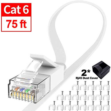 Ethernet Cable 75 ft Jaremite Cat6 Internet LAN Network Cable Long ...