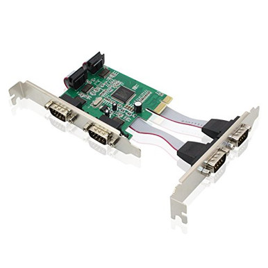 Tanbin 4-ports DB-9 rs232 PCI-e serial controller PCI Express I/O card ...