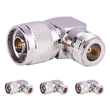 4PACK N Type Right Angle Connector N Male to N Female Adapter ...