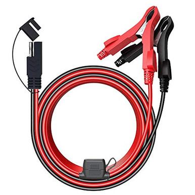 LST 4FT 12V SAE Quick Release Adapter to Alligator ClipsDC Output Cable ...