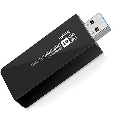 USB 30 WiFi and Bluetooth 1200M Adapter 11AC WiFi Dongle Network ...