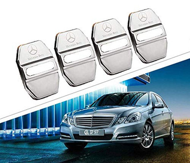 Stainless Steel Car Door Lock Latches Cover ProtectorCar Door Lock ...