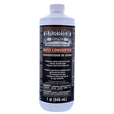 Barrier Bond - Rust Off - Rust-Converter Coating - 1 Quart Bottle of ...