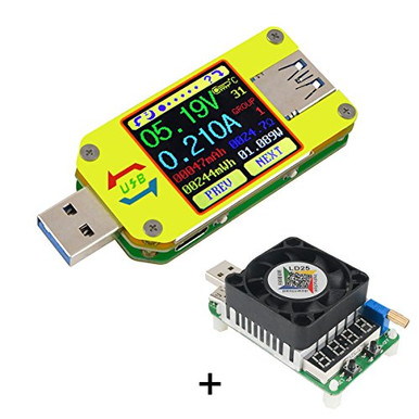 MakerHawk UM34C USB 3.0 Multimeter Bluetooth USB Voltmeter Ammeter and ...