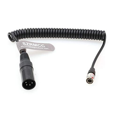SZRMCC Coiled Power Cable for Sound Devices Zoom F8 F4 Zaxcom XLR 4 Pin ...