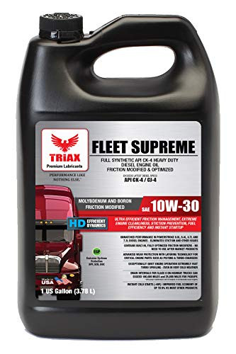 Triax Fleet Supreme ESP 10W-30 Ultimate Full Synthetic - Friction ...