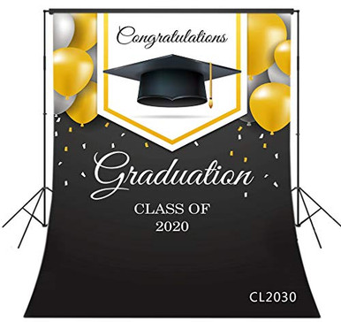LB 5x7ft Graduation Backdrop Class of 2020 Congrats Grad Backdrops for ...
