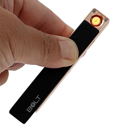 BOLT Lighter USB Rechargeable Windproof Coil Slim Cigarette Lighter ...