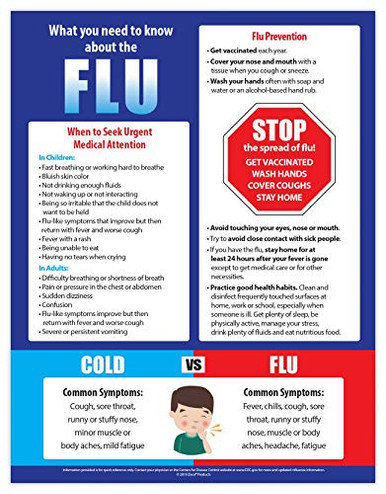 Safety Magnets Flu Poster What You Need to Know About The Flu Poster ...