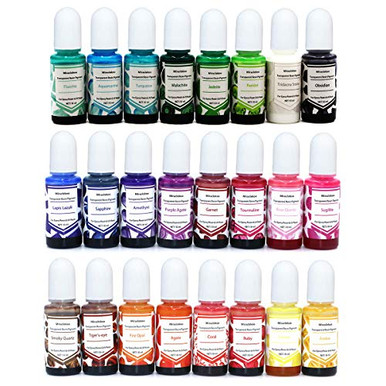 24 Colors Epoxy UV Resin Colorant Liquid Epoxy UV Resin Pigment ...