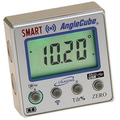 iGaging Digital Angle Cube Guage Bluetooth BevelLevelProtractor ...