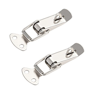 uxcell Spring Loaded Toggle Latches, 72mm Length Iron Hasps Clamps for ...