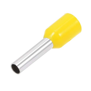 uxcell 300Pcs AWG14 Wire Ferrules Copper Crimp Connectors,VE2510,Yellow ...