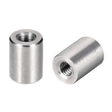 uxcell M3 Round Connector Nuts, 304 Stainless Steel Coupling Nut 8mm 0 ...