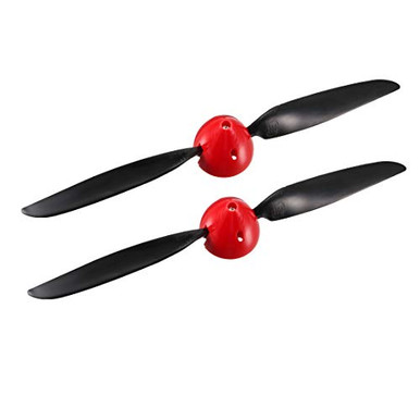 uxcell RC Folding Propellers 11x6 Inch Spinner Size D45xH43mm 3mm Motor ...