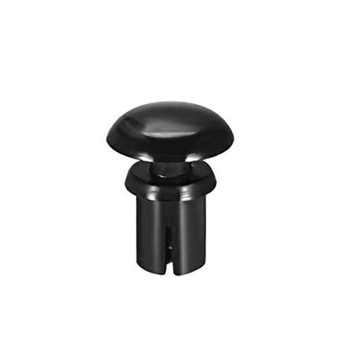 uxcell Push Clip Rivet 6mm x 8mm PCB Circuit Panel Nylon Fastener Black ...