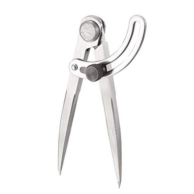 uxcell Wing Divider Compass 7 Inch Adjustable Lockable Carbon Steel ...