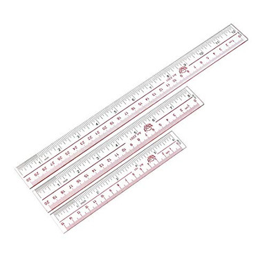 uxcell Straight Ruler 150mm 6 Inch 200mm 8 Inch 300mm 12 Inch Metric ...