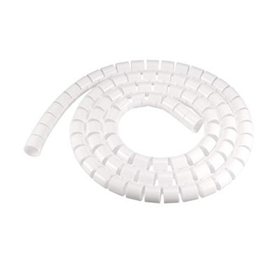 uxcell Flexible Spiral Tube Wrap Cable Management Sleeve 24mmx26mm ...