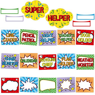 Classroom Jobs Bulletin Board Set Super Helper Bulletin Board ...