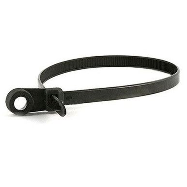 Electriduct 12 Nylon Mounting Cable Ties Plastic Mount Head Screw Zip ...