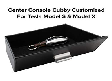 EVHookscom Tesla Model S X Cubby Drawer Customized Vegan Car Center ...