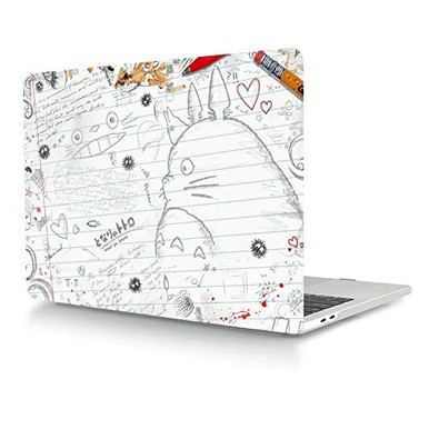HRH Drawing Totoro Design Laptop Body Shell PC Protective Hard Case for ...