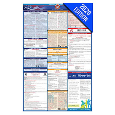 OH Labor Law Poster 2020 Edition State Federal and OSHA Compliant ...