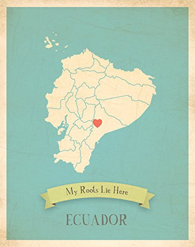 Children Inspire Design Wall Map My Roots Ecuador Personalized Wall Map ...