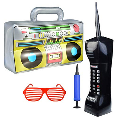 Topbuti Inflatable Radio Boombox Mobile Phone Props Shutter Shading ...