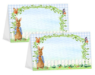 POP parties Peter Rabbit Table Tents - 12 Peter Rabbit Buffet Cards ...