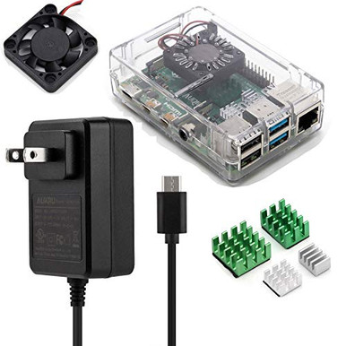 Aukru USB Type C Charger 5V 3A Power Supply for Raspberry Pi 4 Model B ...