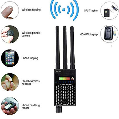 RF DetectorUpgraded Wireless Detector Detect RF Radio Frequency GPS ...