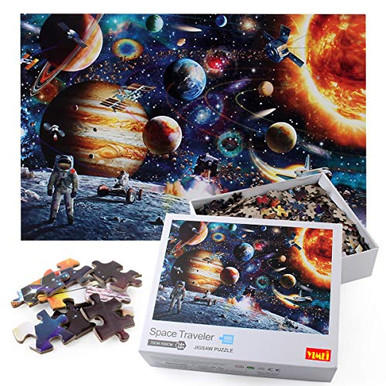 YIMEI Art Space Puzzle 1000 Piece Jigsaw Puzzle Kids Adult Planets in ...